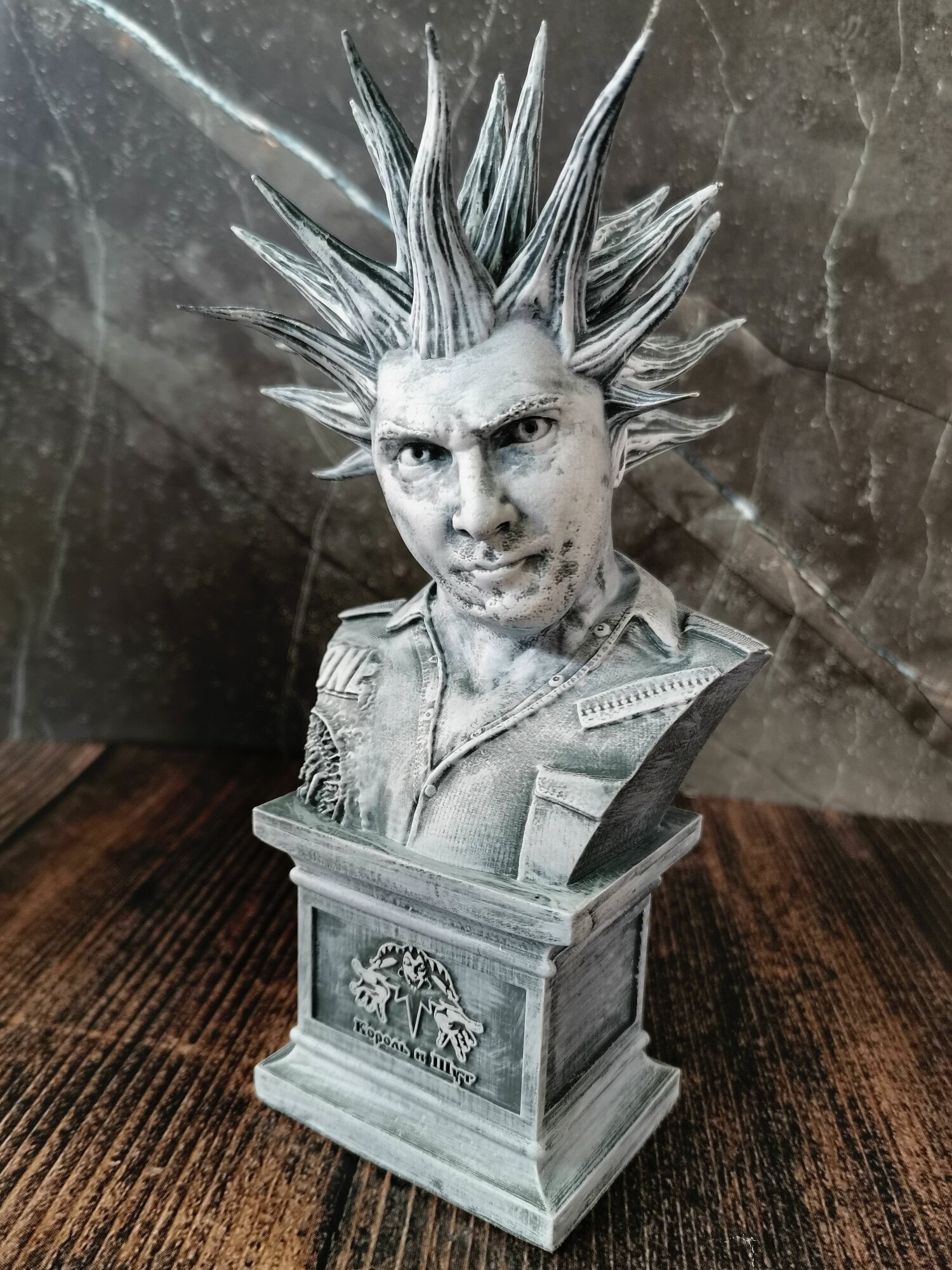 Король и Шут сувенир / Бюст Михаила Горшенева, Статуэтка КиШ 7см