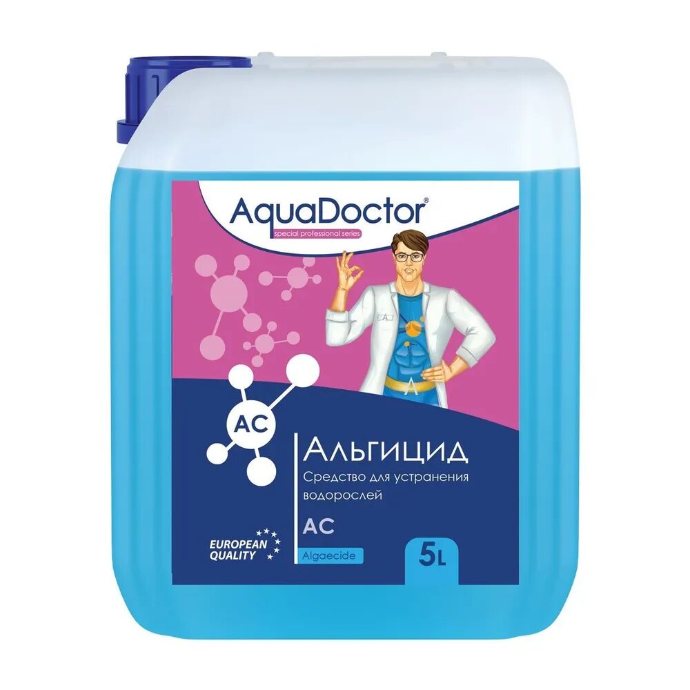 Альгицид Aquadoctor AC, для бассейнов, против водорослей, 30 литров, 35 кг