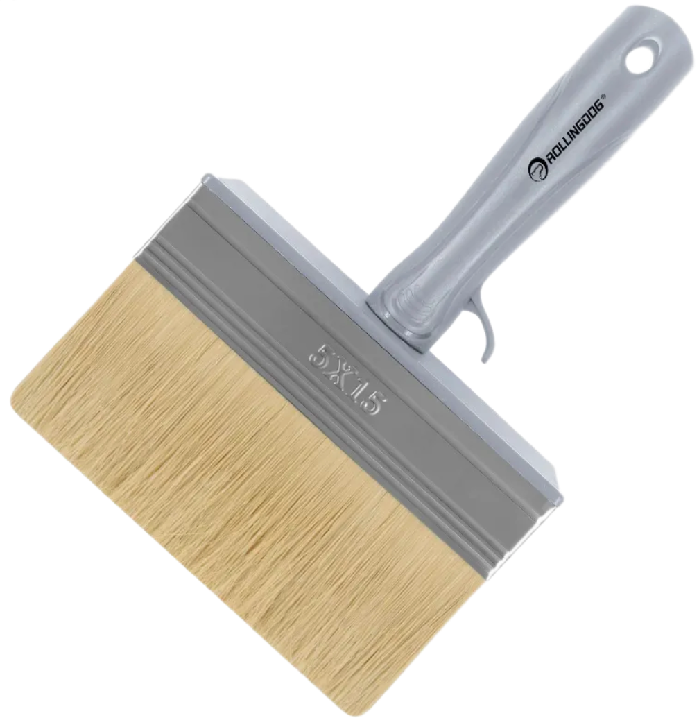 Кисть малярная Rollingdog / Ролингдог макловица, с синтетической щетиной, 50х150мм / малярные и отделочные инструменты
