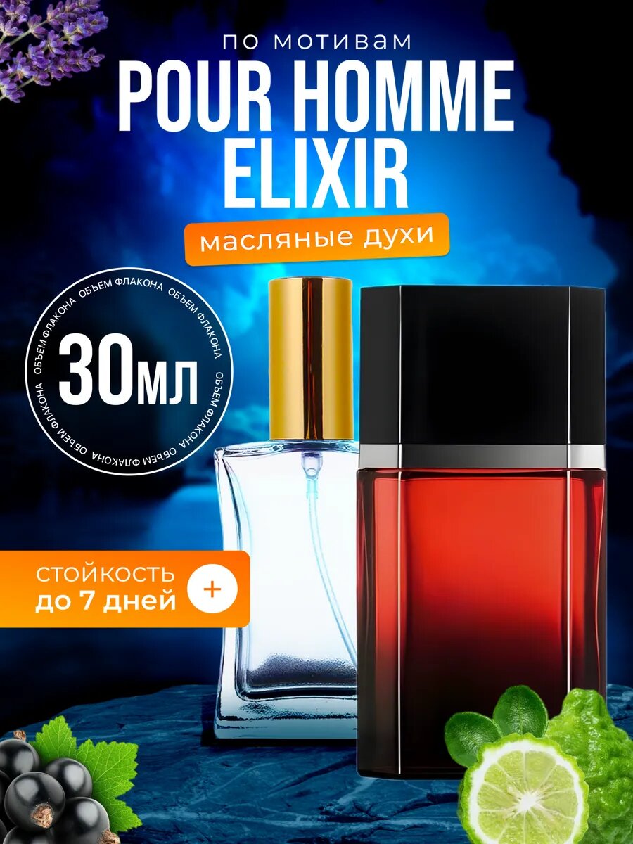 Духи масляные по мотивам Pour Homme Elixir Аззаро Пур Хом мужские стойкие