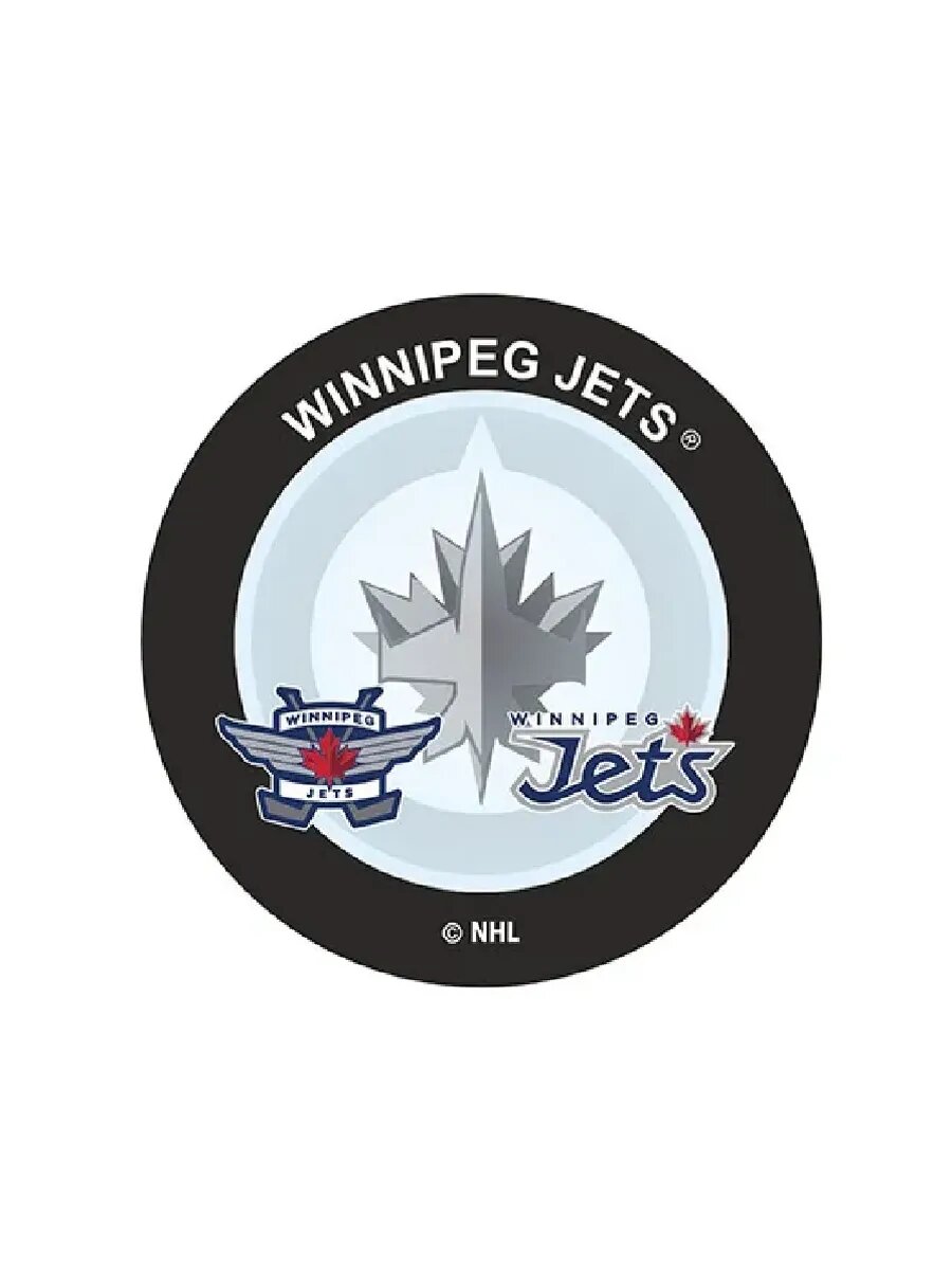 Шайба НХЛ три логотипа Виннипег 1-ст.