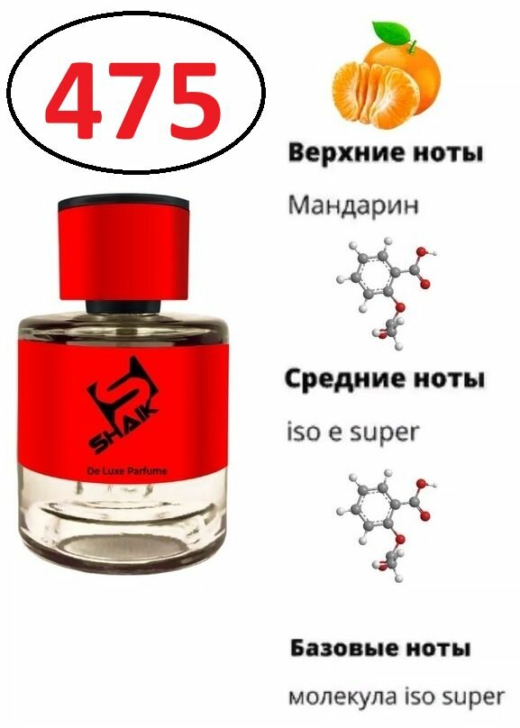 SHAIK PLATINUM MW 475 Citrus Mandarine Molecules 01 + Mandarin масляные унисекс духи, парфюмерная вода, туалетная вода для мужчин и женщин 100мл