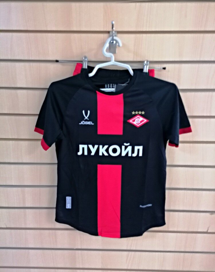 SPARTAK детская размер 24 (на 9-10 лет) форма (майка + шорты) фк футбольного клуба Черная