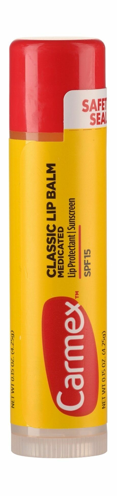CARMEX Бальзам для губ классический SPF 15 в стике, 4 г