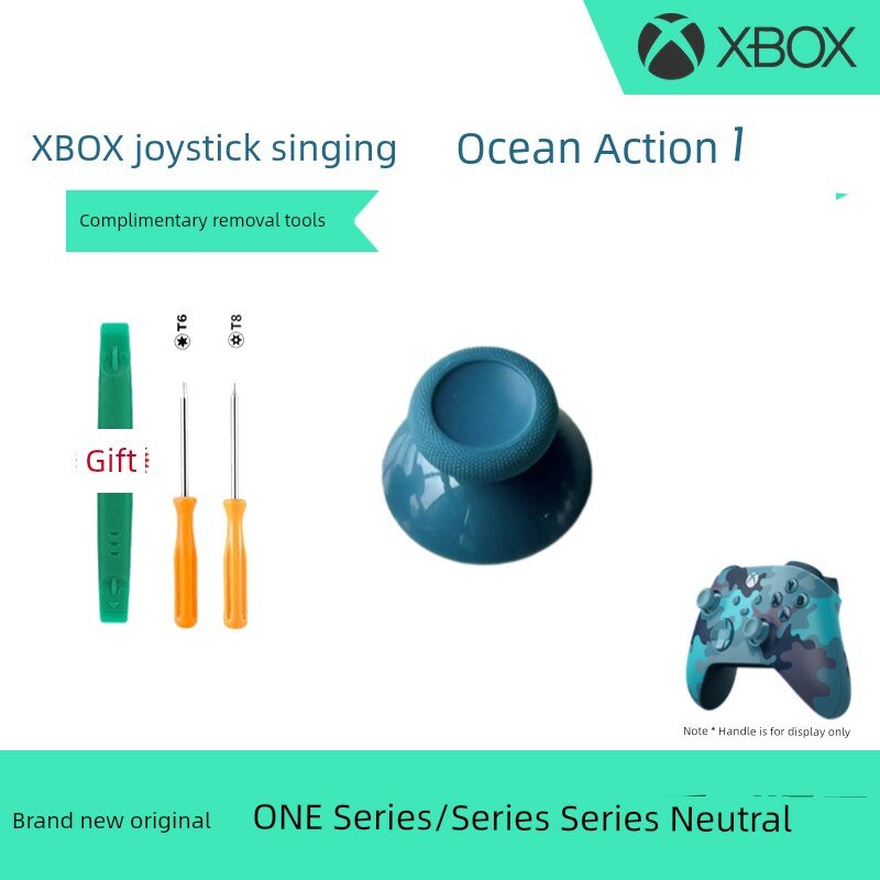 Оригинальная замена ручки джойстика для контроллера Xbox Series X/S - Океанское Действие, 1 шт. для Xbox One и Series