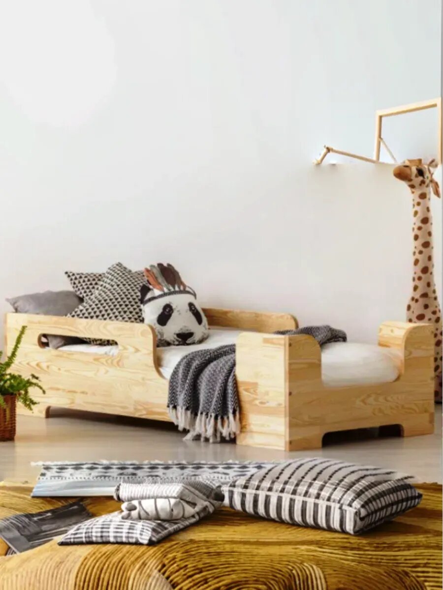 Детская кровать Оскар-2 из массива сосны 80х160