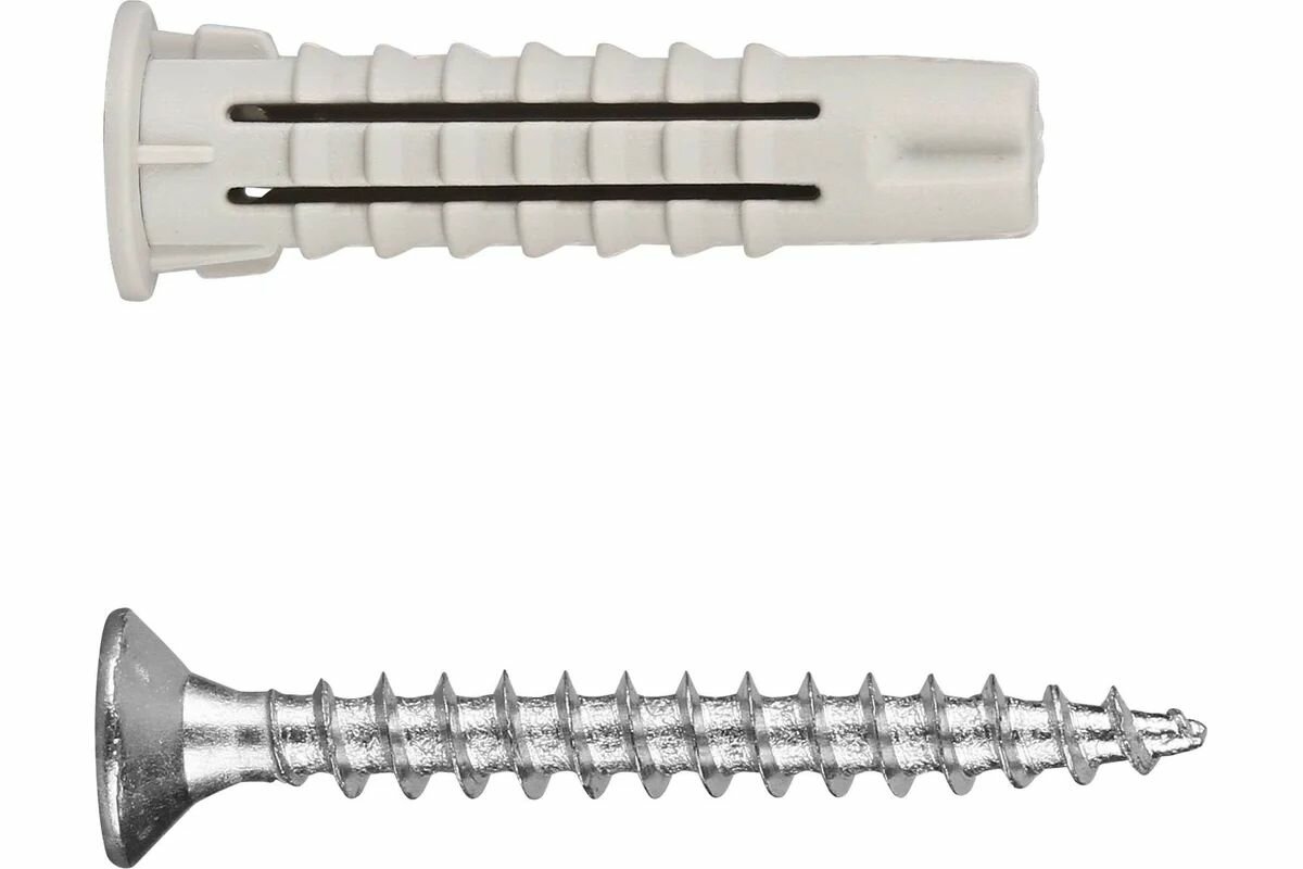 Дюбель европартнер универсальный нейлоновый PDUN 5х25 с шурупом 3,5х30мм 150 шт. K2 0477 0