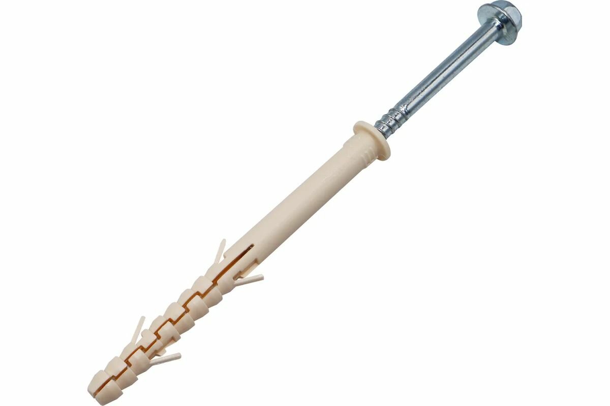 Фасадный дюбель анкер Партнер PT 10х120 оцинк, 150 шт. 827026