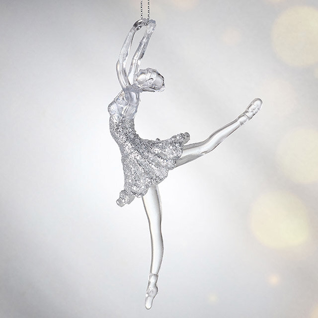 Елочная игрушка Балерина Мия Дженари - Crystal Paradise 14 см, подвеска, Peha, TR-75405