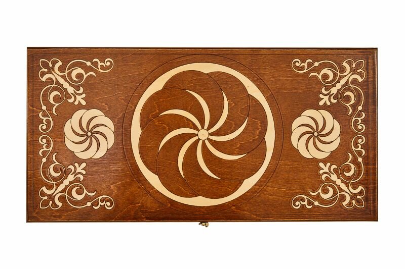 Деревянные нарды Haleyan Нарды резные "Бесконечность 3" 60, Haleyan