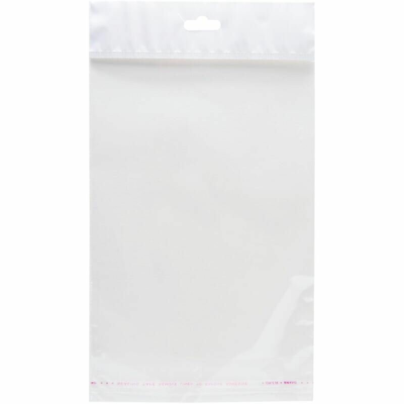 Пакет бопп 15х20 см 25 мкм (100 штук в упаковке)