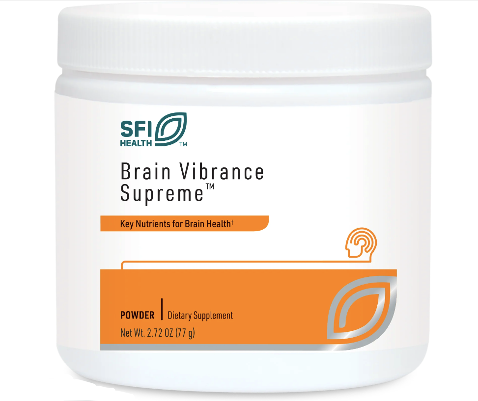 Klaire Labs, Brain Vibrance Supreme Powder, поддержка работы мозга, 77 г