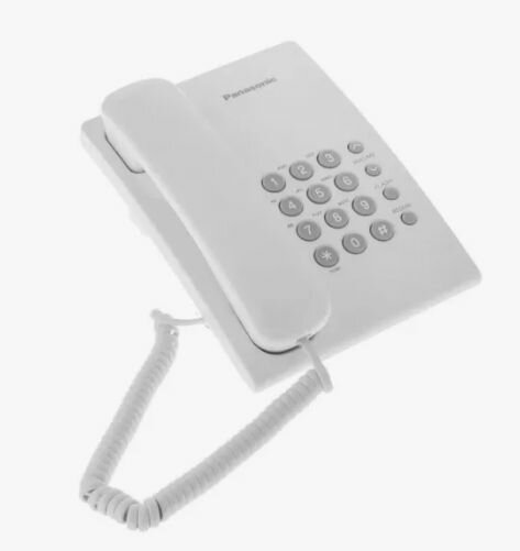 Телефон проводной Panasonic KX-TS2350RUW белый