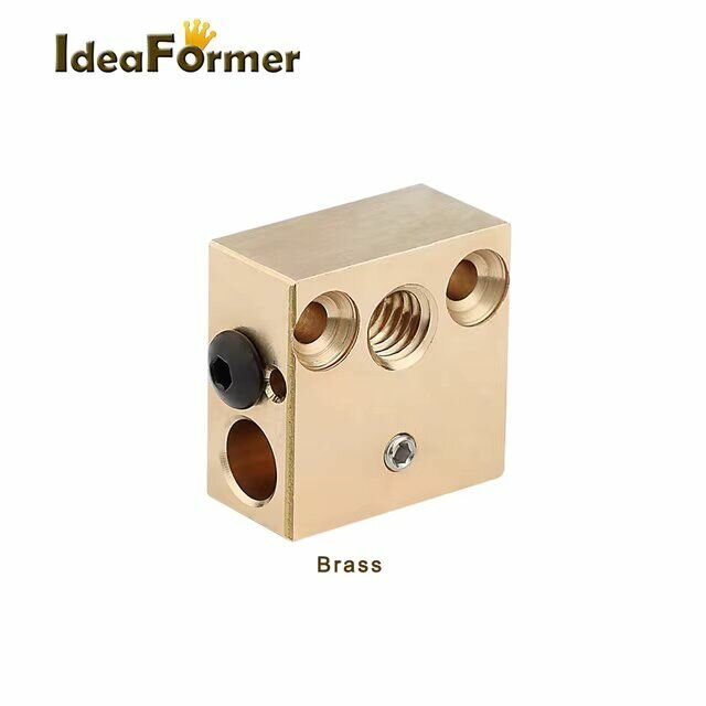Нагревательный блок IdeaFormer CR10 Brass для 3D-принтера