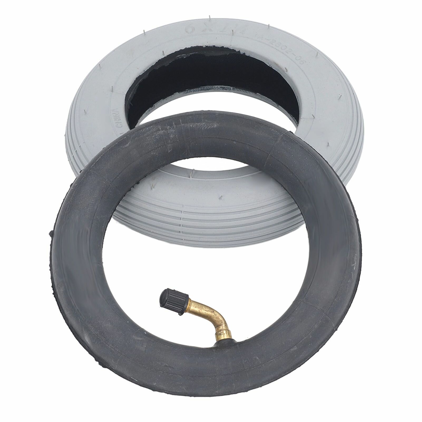 Шина 6", надувная, 36PSI, серый