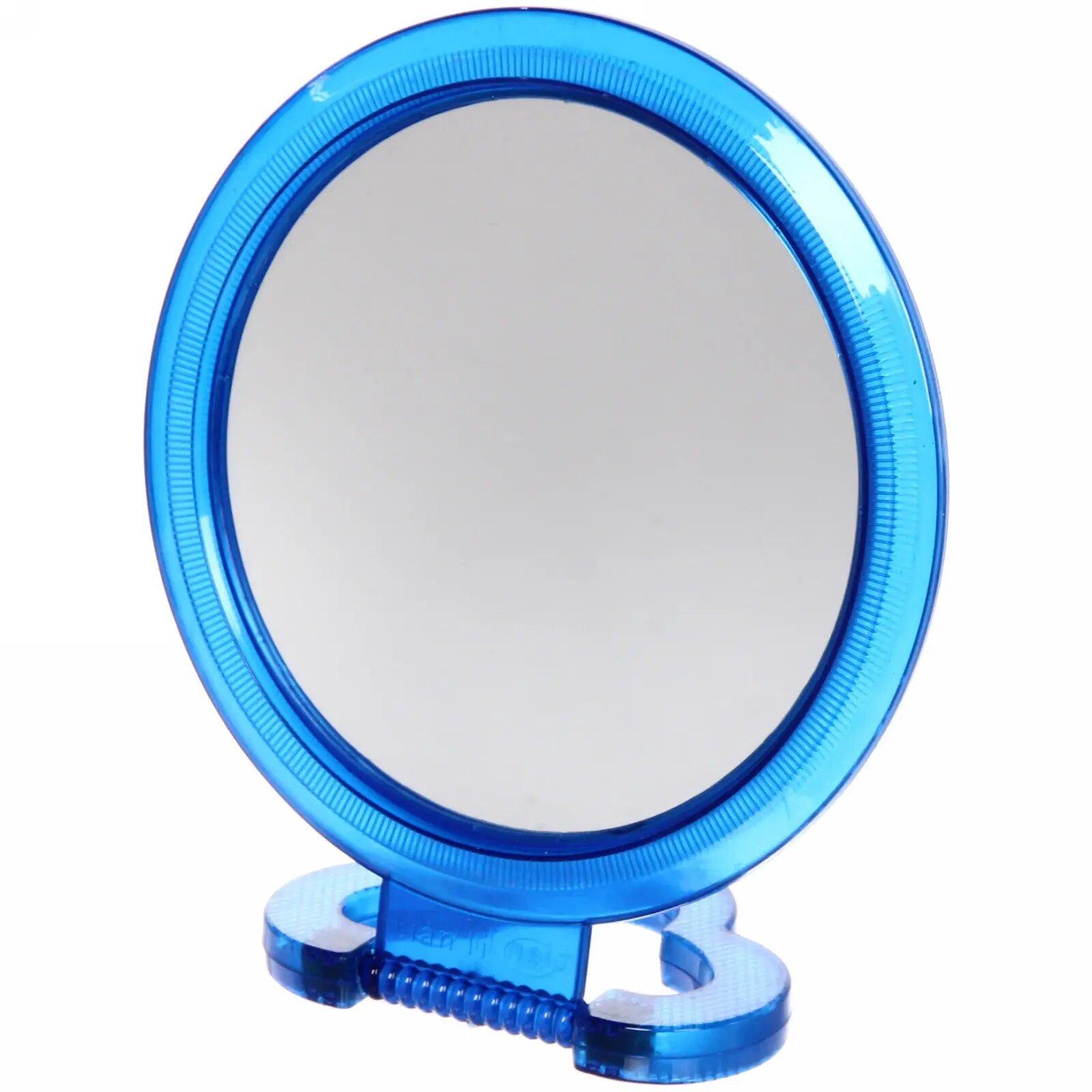 Зеркало настольное круг, разноцветный принт, d-16,5см, удобное для макияжа