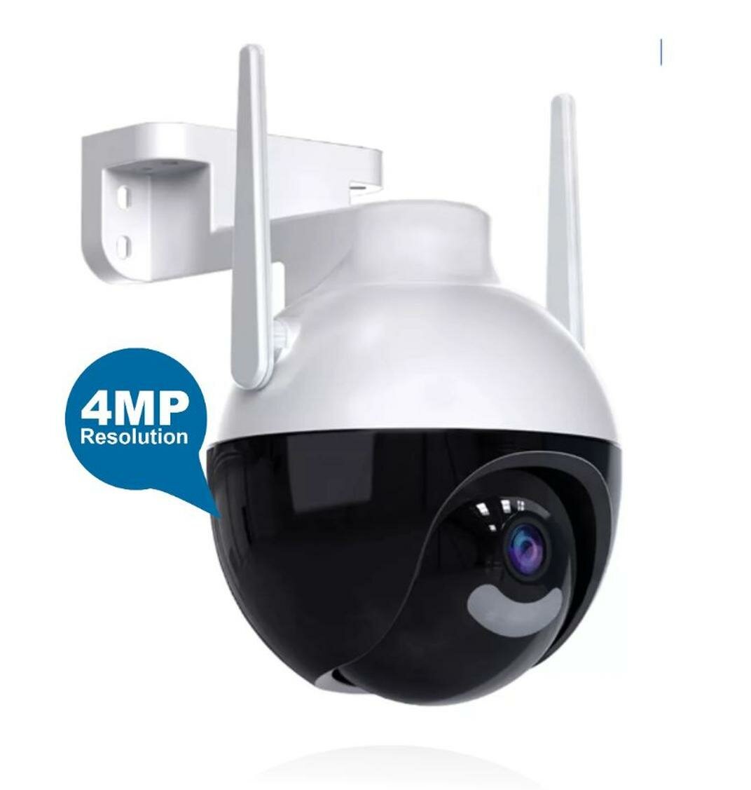 Видеокамера, датчик движения, ИК-подсветка, поворотная, IP66, Wi-Fi