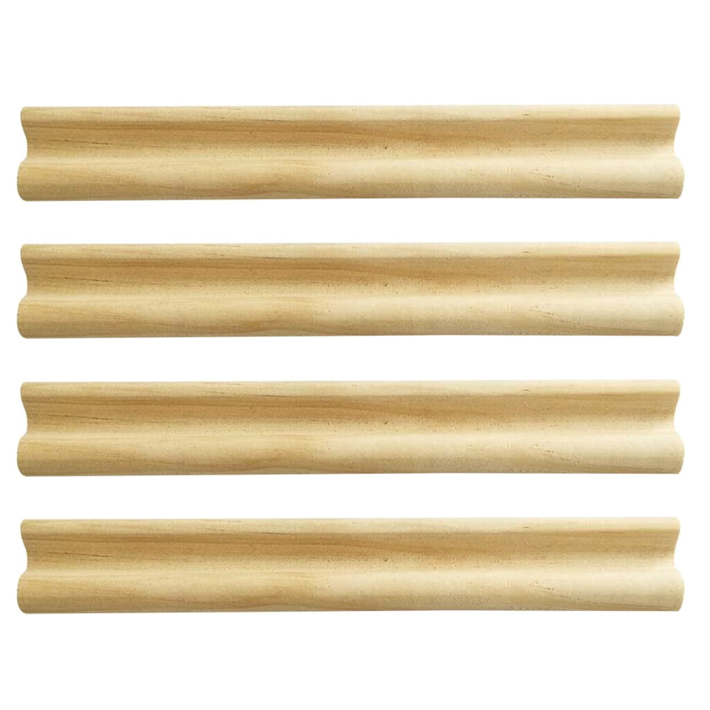 4 Pieces Wooden Domino Racks Domino Tiles Holder Organizer Tray Wooden Racks