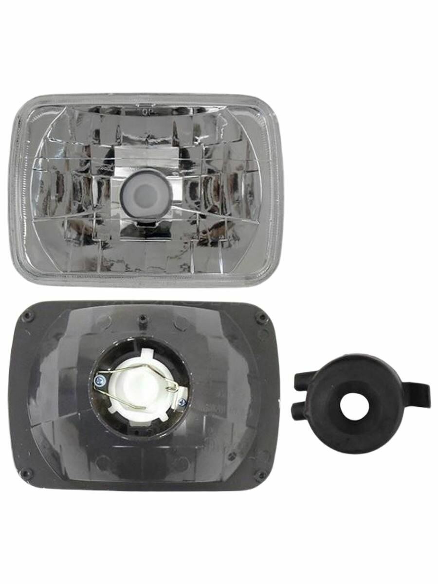 Фара AKRADO ST1001120NLDE, для Nissan, Toyota, галогенная/светодиодная, серая