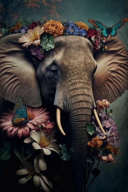 Алмазная картина "Леопард Животное" алмазная огранка 40х50 см,40x50cm, белый