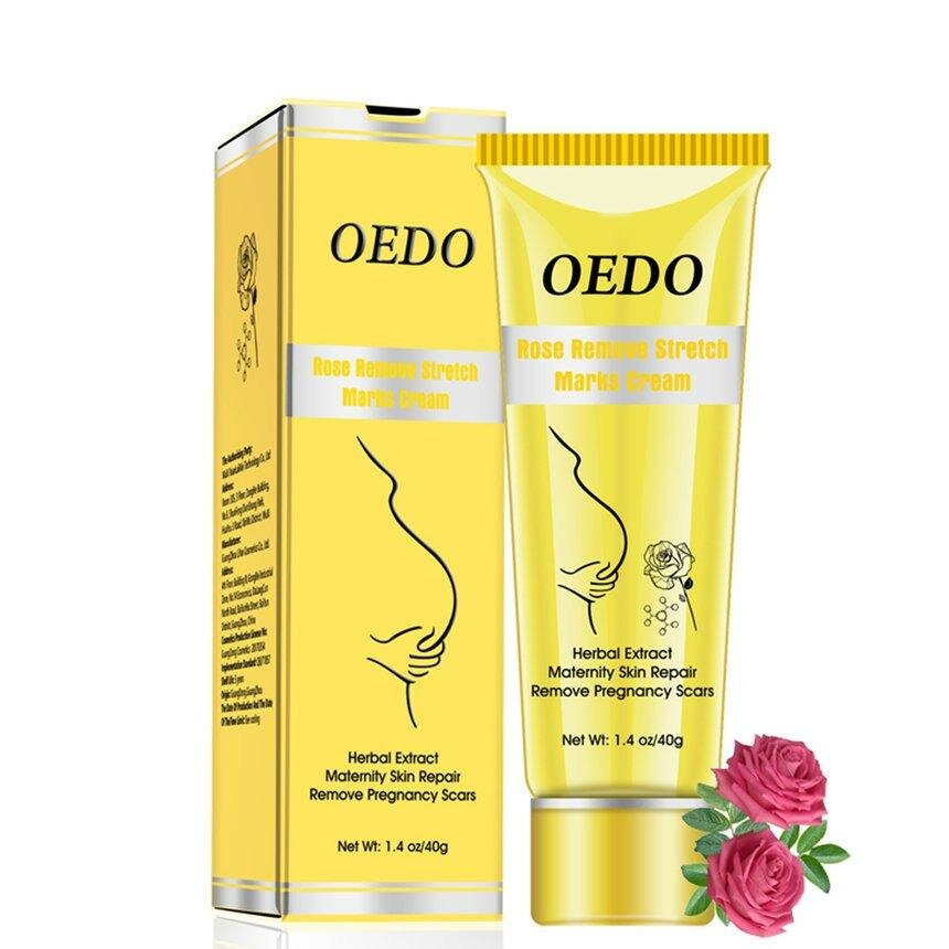 TO Rose Удаляет растяжки Крем Anti Scar Scream Беременность Шрамы Тщательно