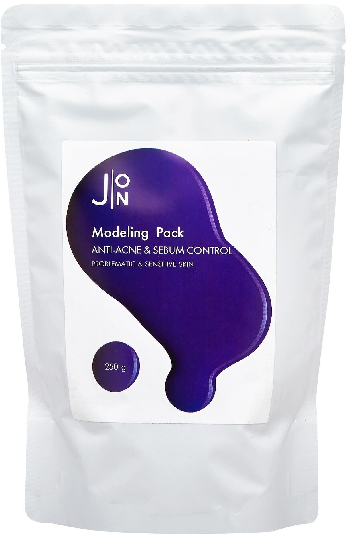 Альгинатная маска J: ON Anti-Acne & Sebum Control, для комбинированной и жирной кожи, 250 г