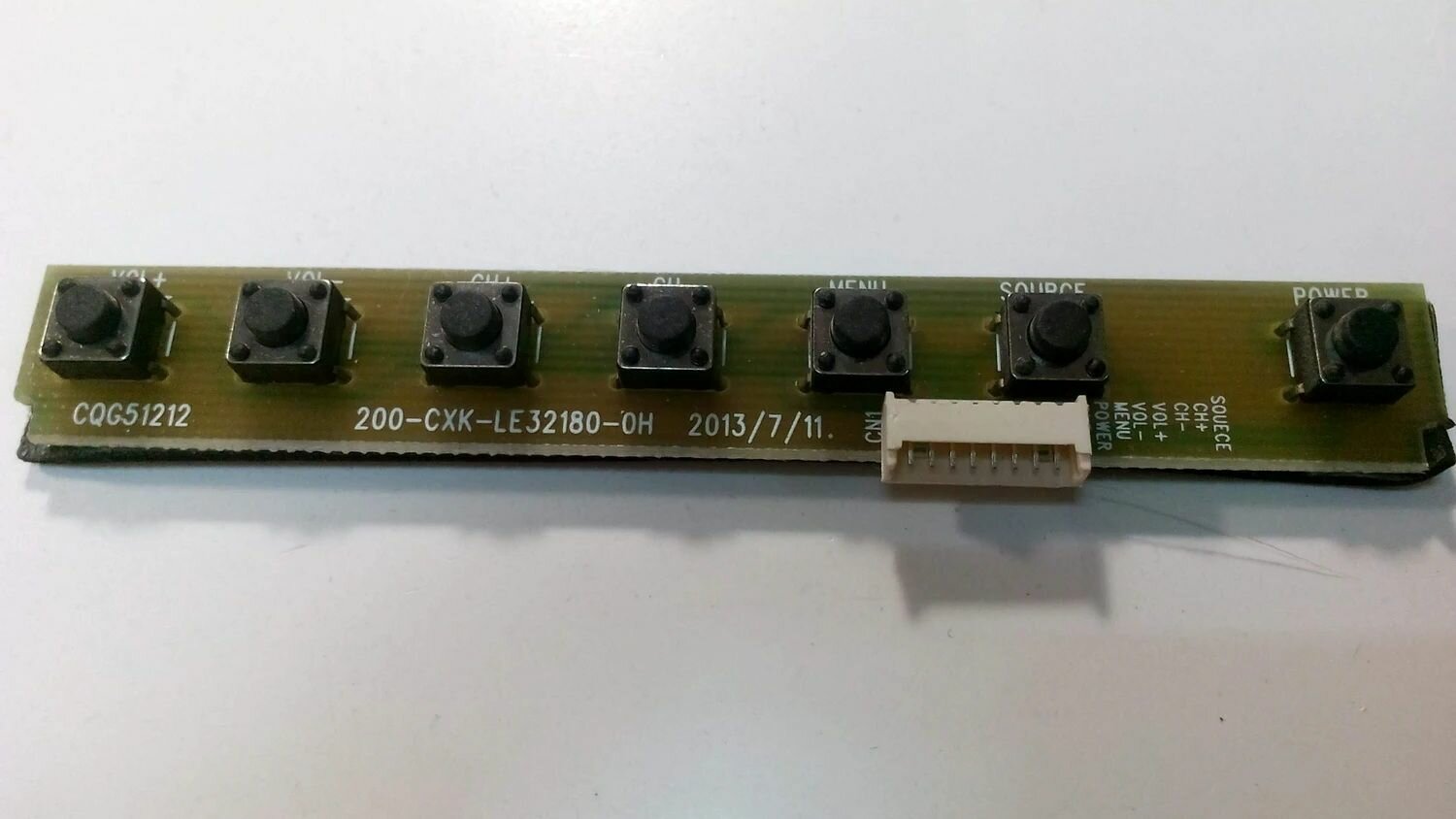 Плата кнопок CQG51212 200-CXK-LE32180-0H для 40Lex-5038/Ft2C Lcd Телевизор Bbk Плата управления арт. 7766