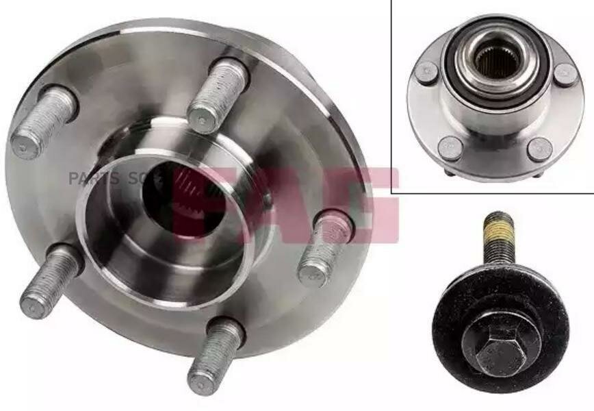 FAG FAG подшипник ступичный передн FORD FOCUS II 1104-, FOCUS C-MAX 1003-, VOLVO S40 FAG 713678790