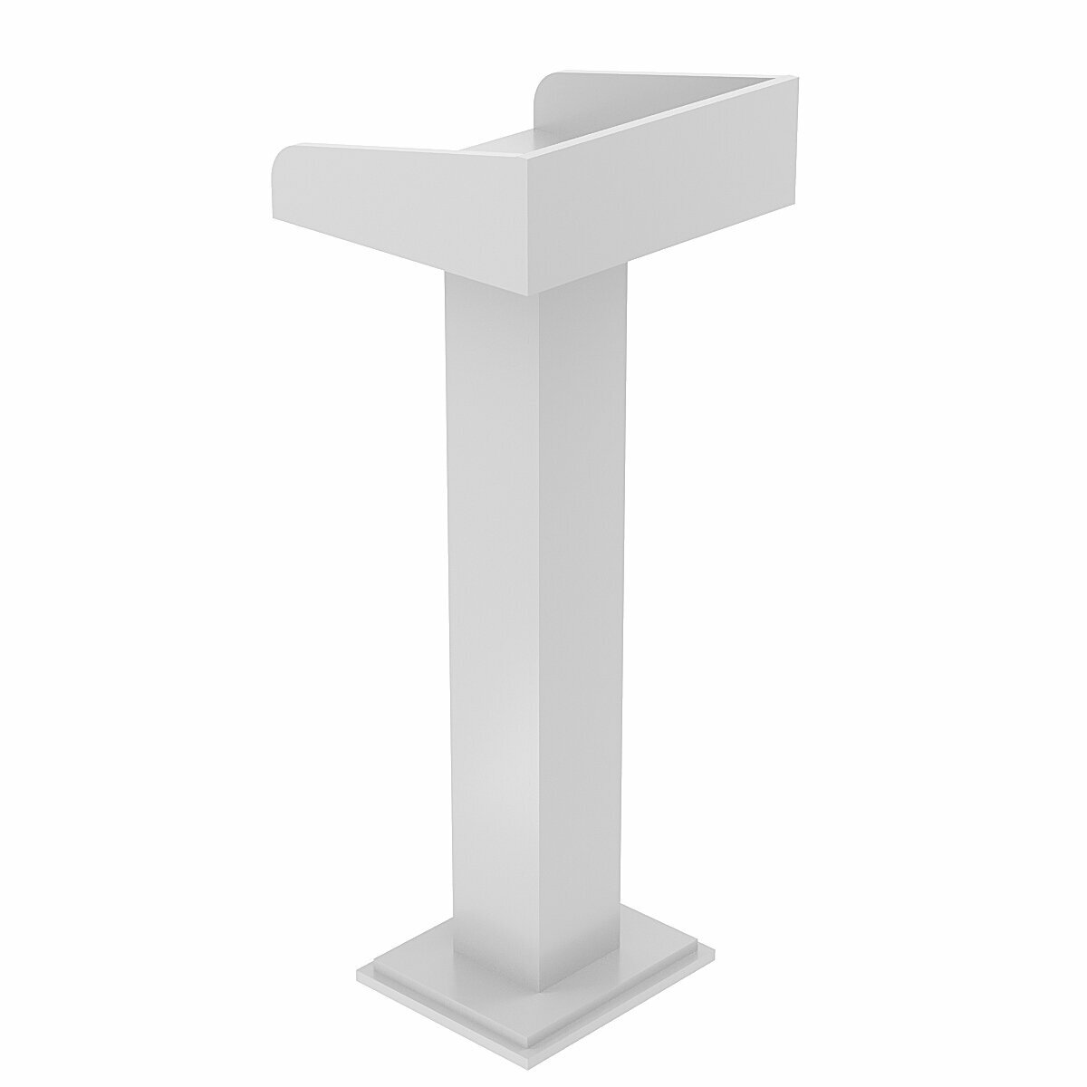 Трибуна-кафедра для выступлений на подставке №4, Cерый. Производитель товара - компания ТОБ.