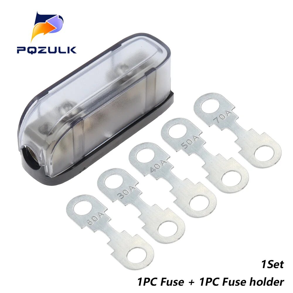 PQZULK Автомобильный блок предохранителей 30А 40А 80А 100А 150А 90A, 1Set Fuse holder-2