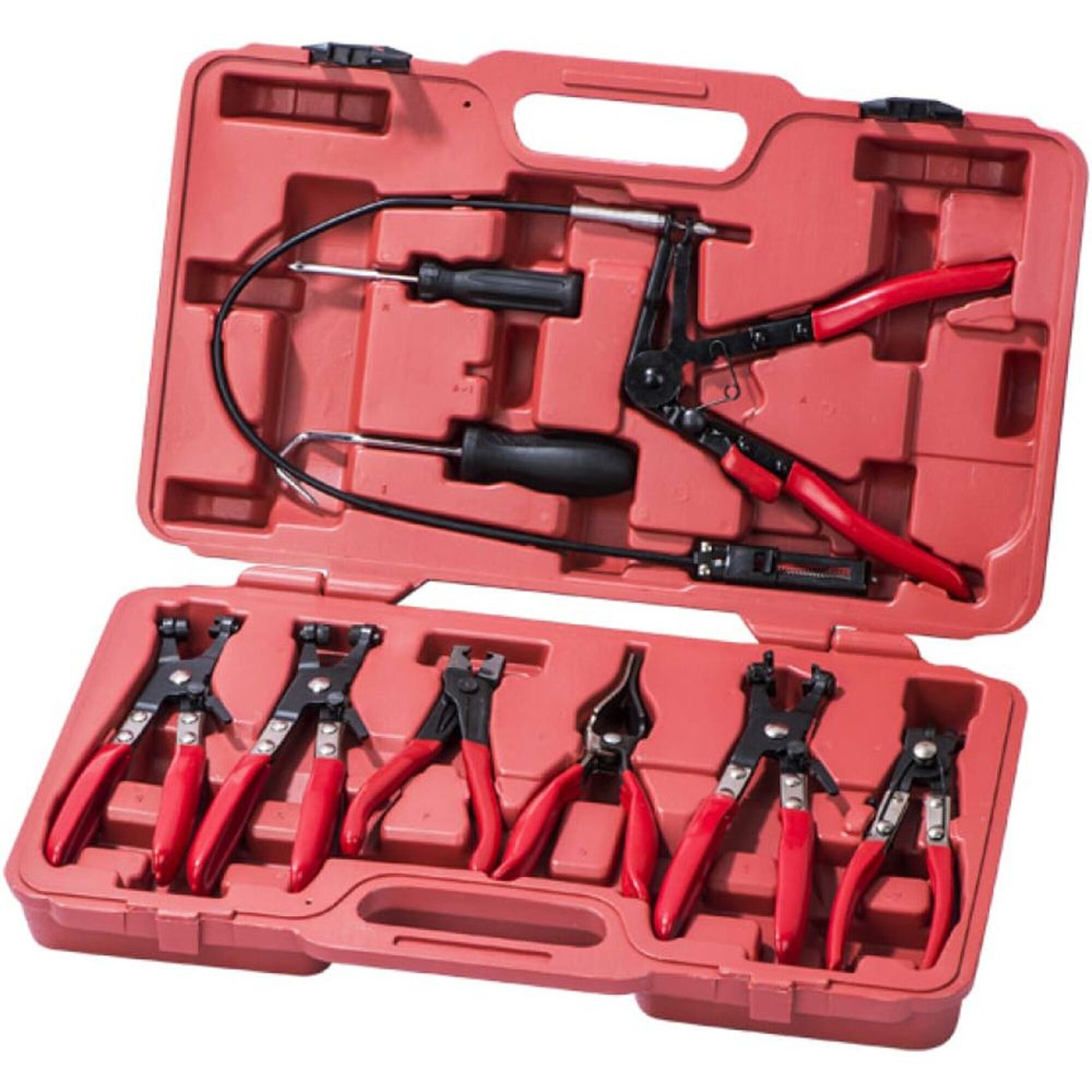 Набор щипцов для демонтажа пружинных хомутов патрубков 9 пр. Маякавто