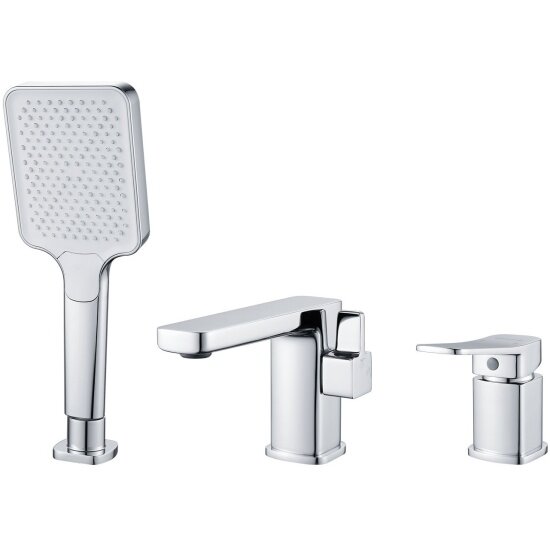 Смеситель на борт ванны Shevanik S9912, хром