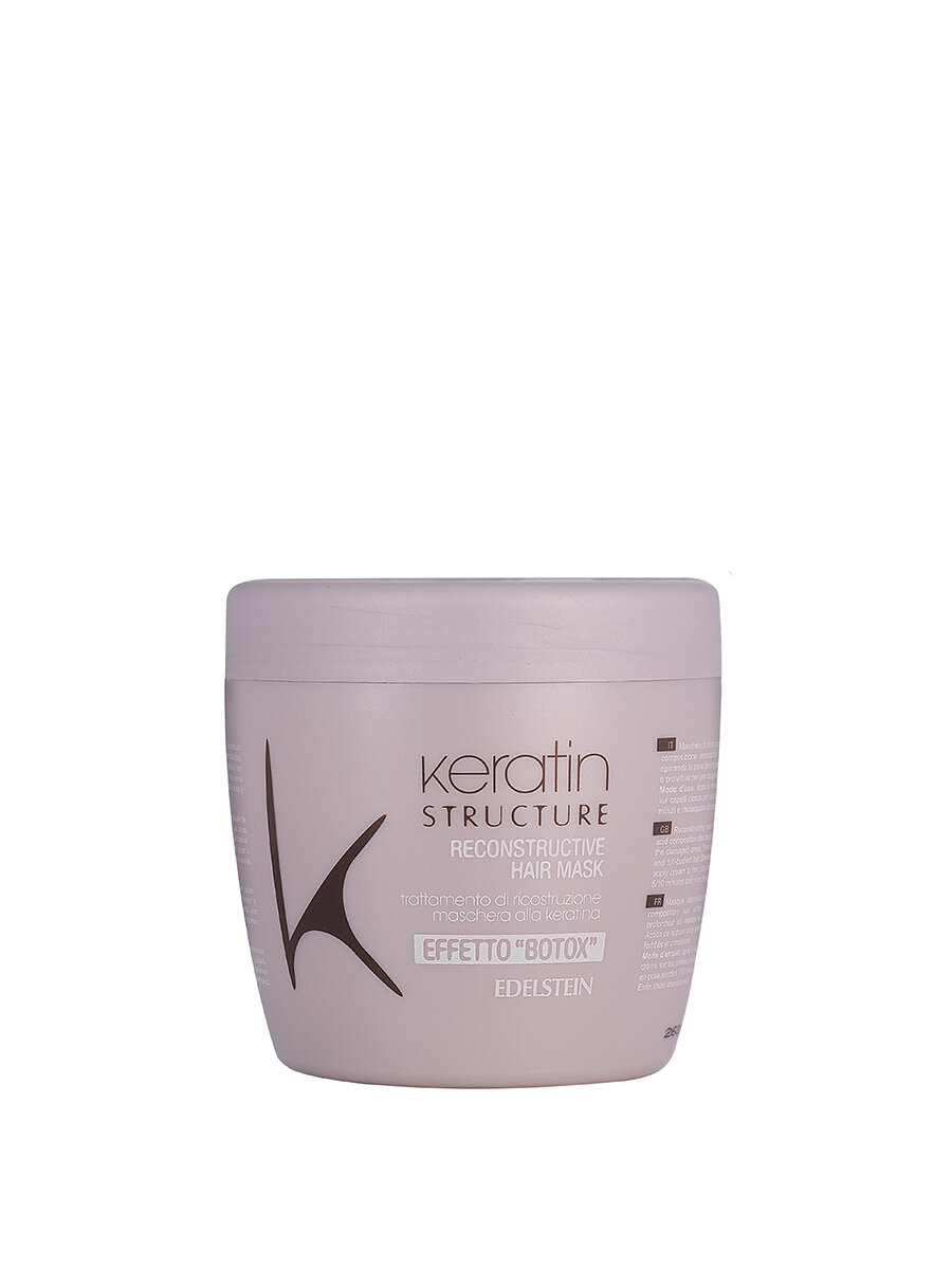 Маска для волос с эффектом ботокса, реконструктор, KERATIN STRUCTURE, 500 мл, (Произведено в Италии)