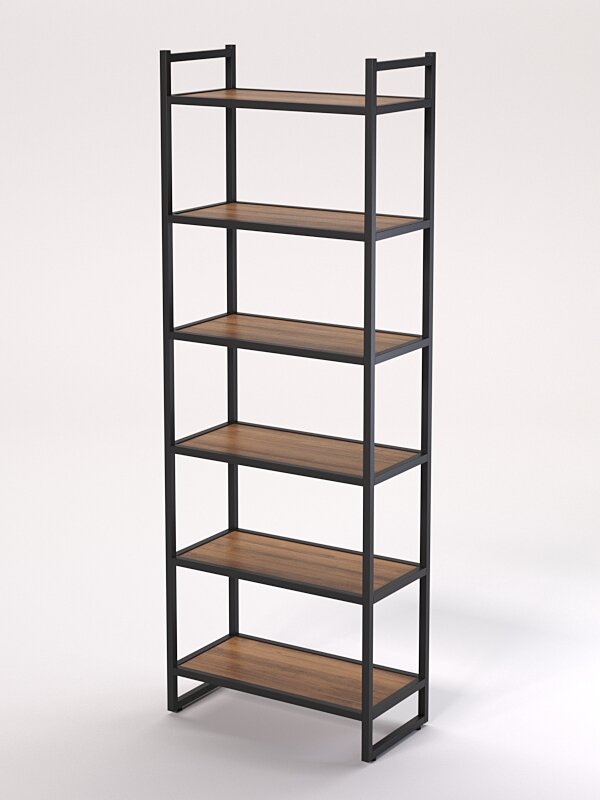 Стеллаж "Стронг" №25 в стиле лофт, Орех. Производитель товара - компания Westcom.