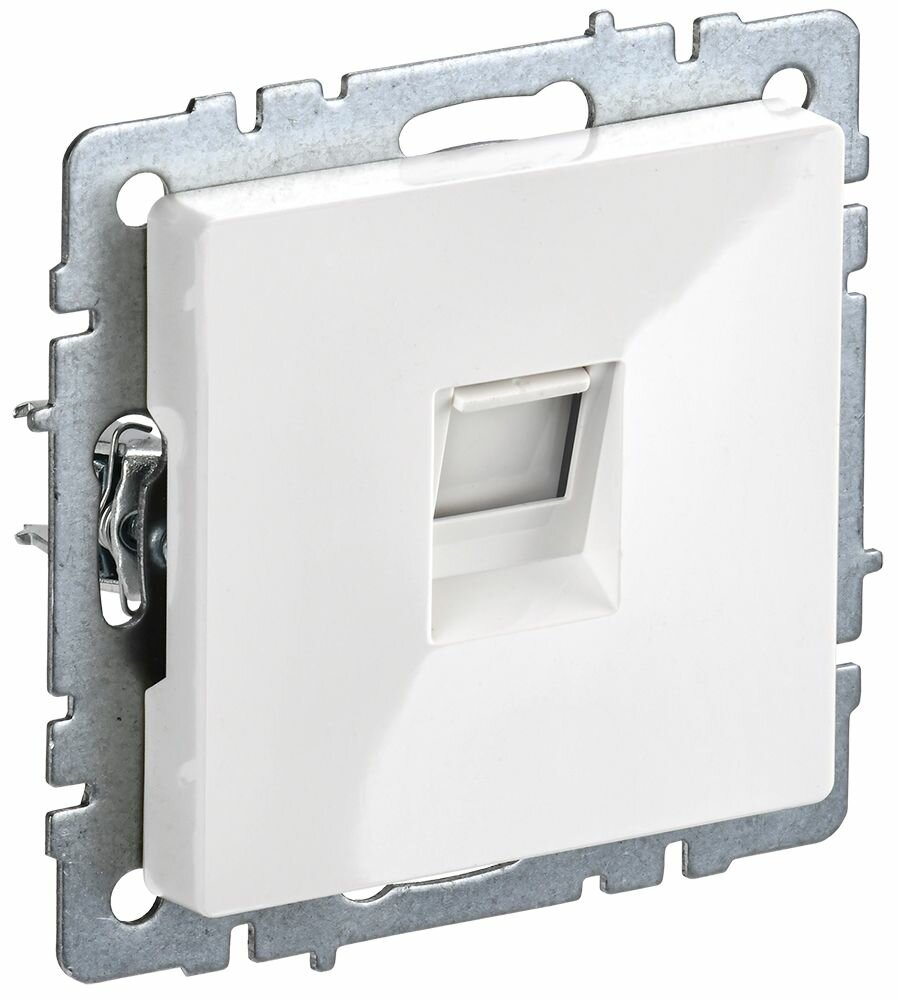 IEK BRITE Роз. комп. RJ45 кат.6 РК11-БрБ бел, BR-K10-2-K01