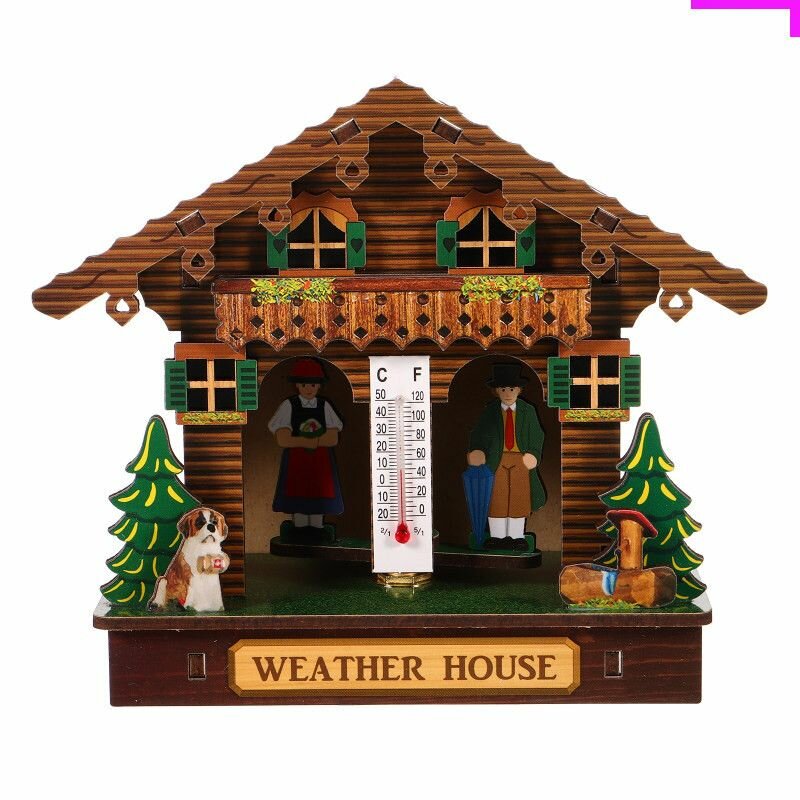 Открытый термометр барометр морозильник домашняя метеостанция