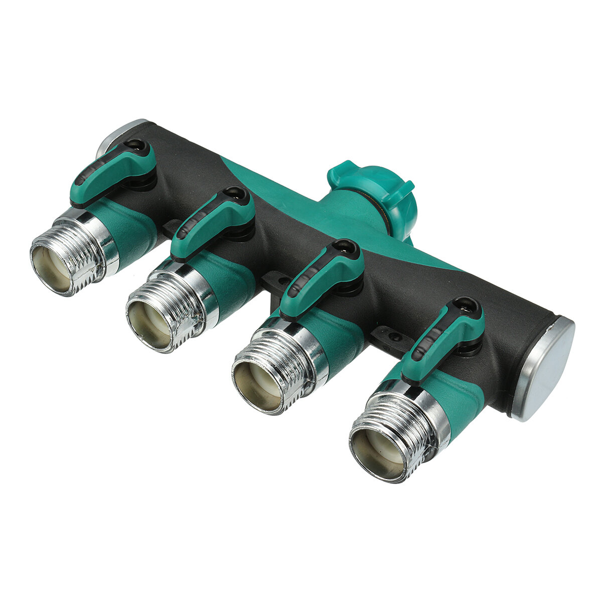 Инструмент 6 точек четырехходовой клапан Четыре экспортных садовых пластиковых металлических и металлических соединителей