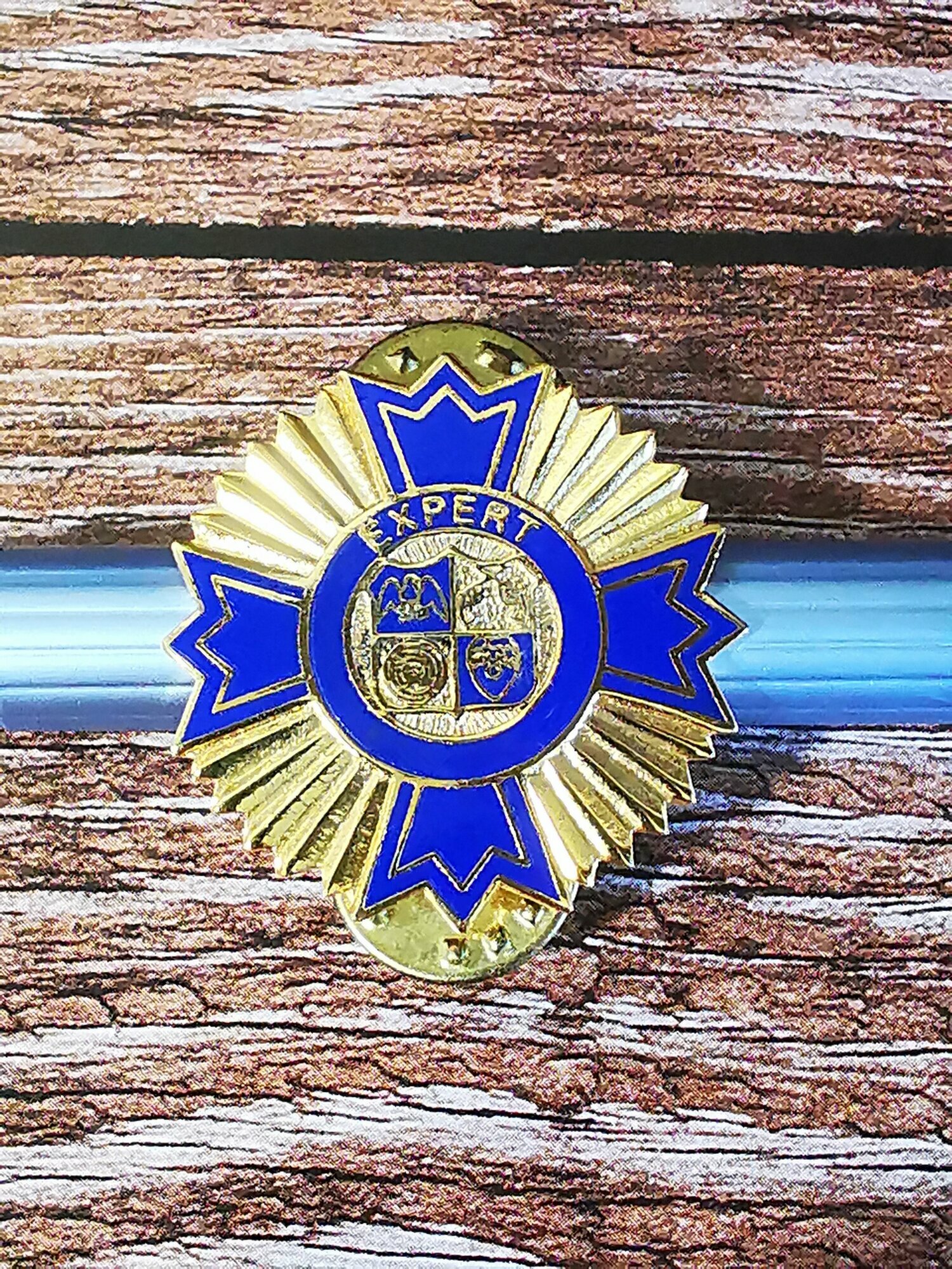 Полицейский значок США Эксперт по огнестрельному оружию