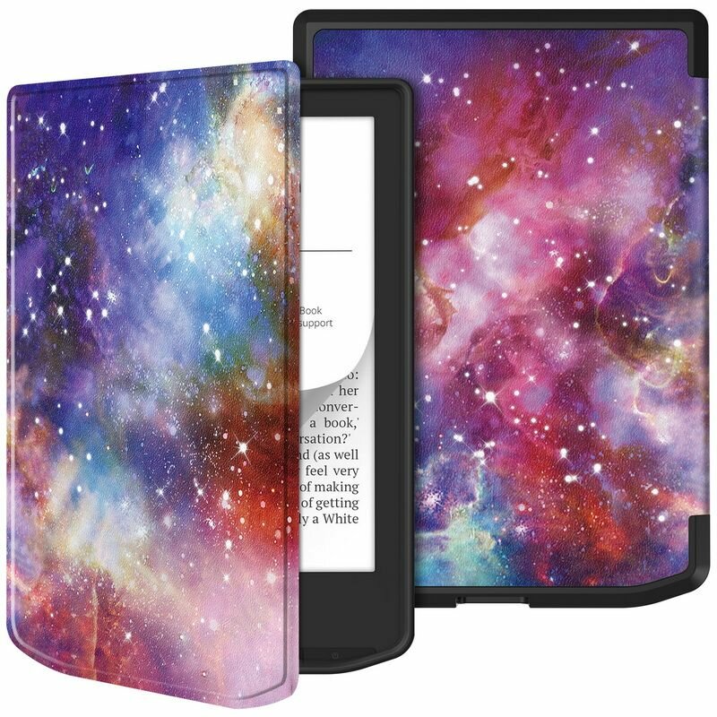 Ультратонкий жесткий чехол из искусственной кожи для Pocketbook Verse Pro Pb629 Pb634