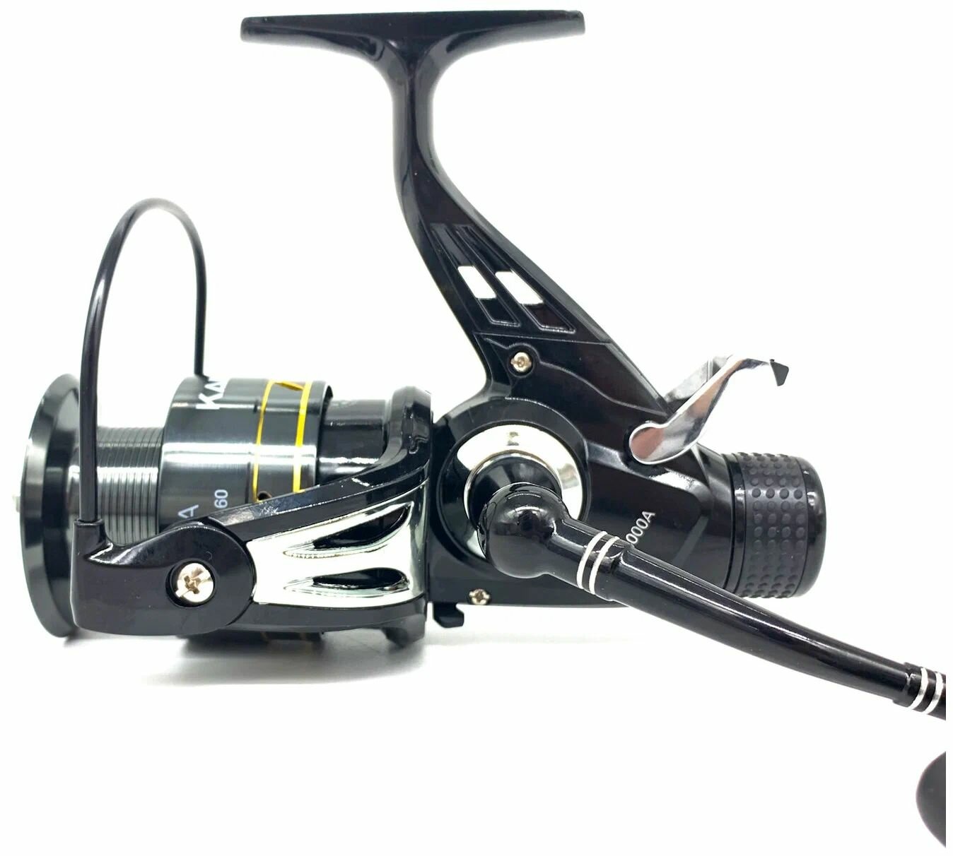 Рыболовная катушка KAIDA KW3000, безынерционная, карповая, с байтраннером