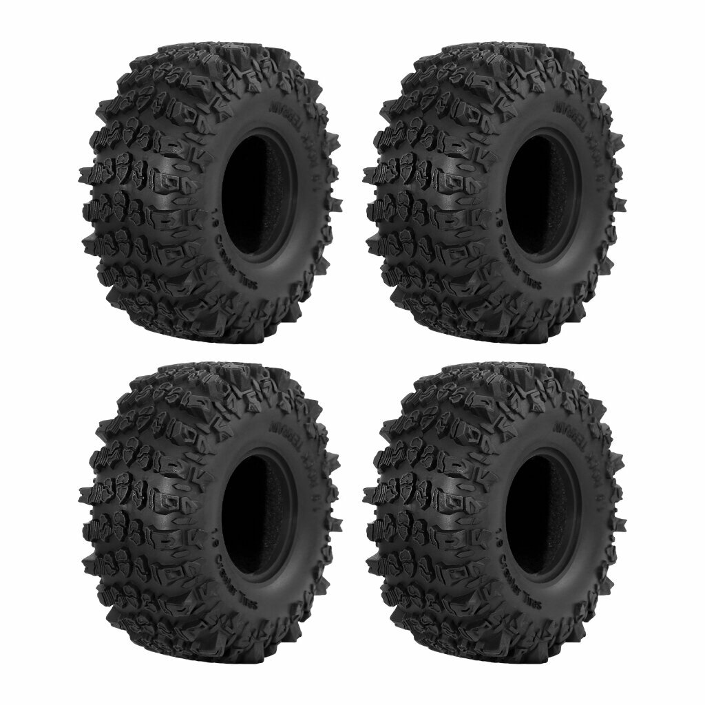 Модель с Дистанционным Управлением Резиновые Автомобильные Принадлежности Beadlock Колесо Шины для Грязевой Местности Комплект Колесных Шин Съемные Мелкие Детали Автомобиля