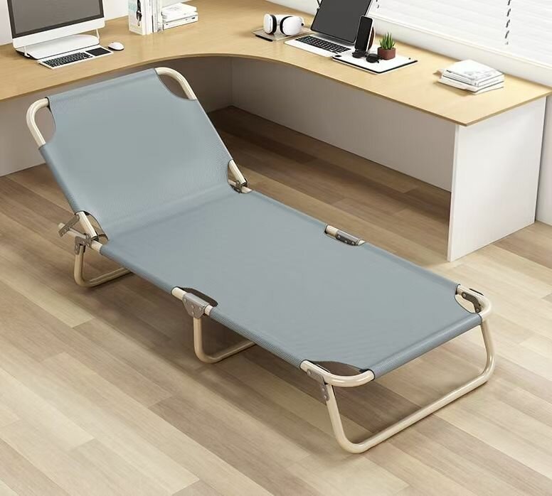 Кровать раскладная туристическая низкого размера из алюминиевого сплава, макс. нагрузка 140 кг, с гамаком оксфорд