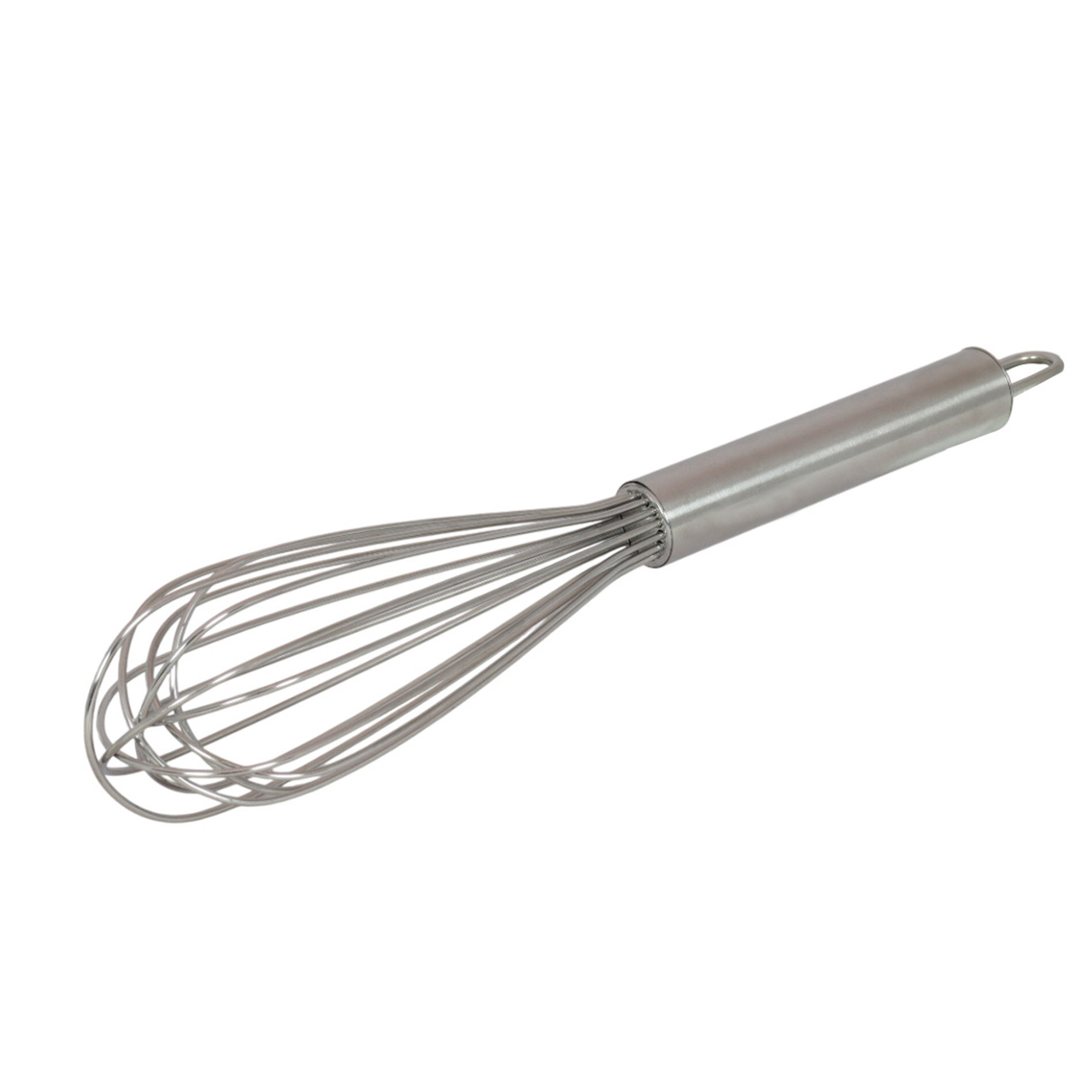 Венчик профессиональный, 30 см, 8 спиц, для взбивания, ручной, нержавеющая сталь, Henry.