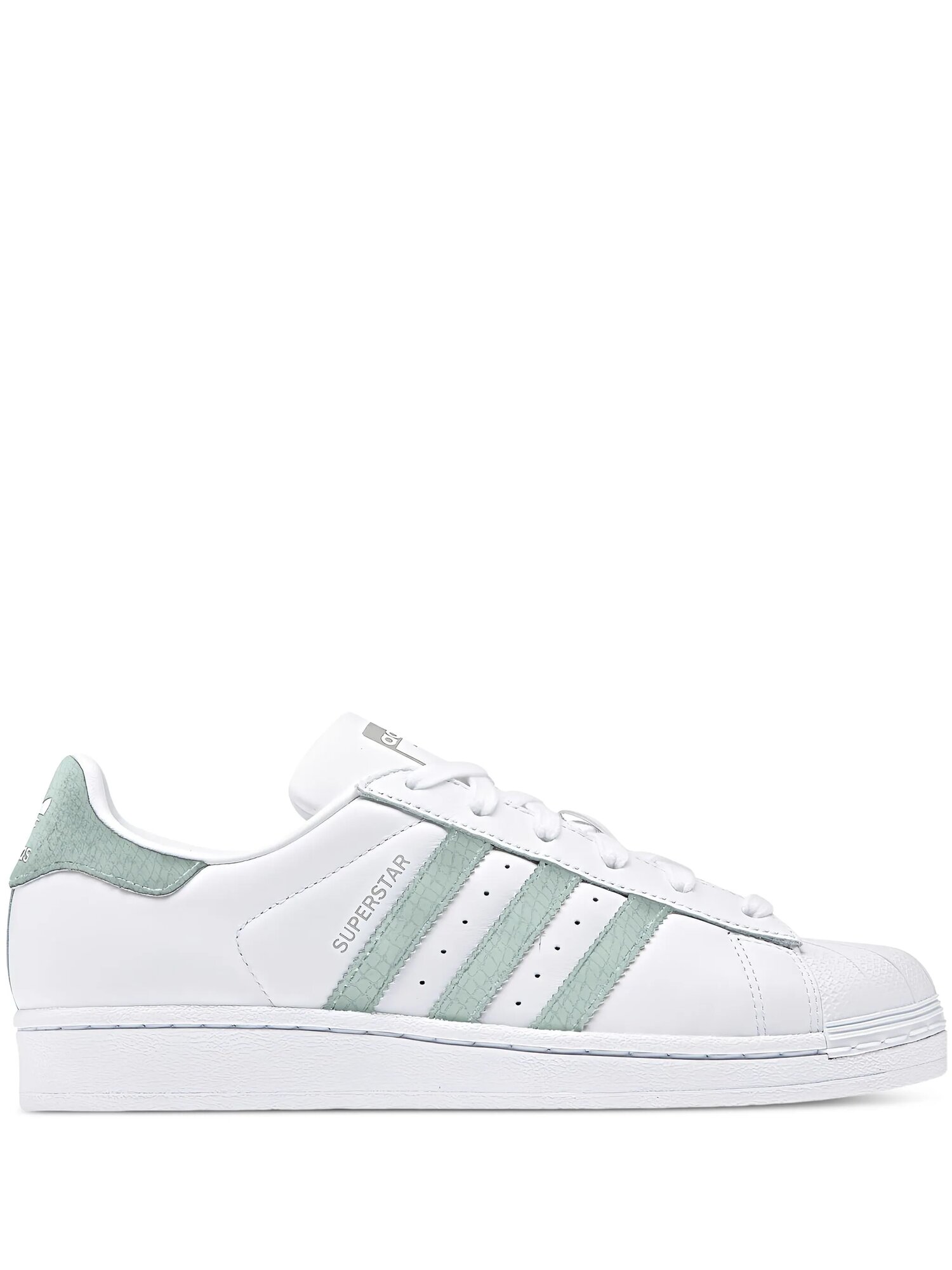 Кроссовки Superstar White/Ash Green/Silver Metallic