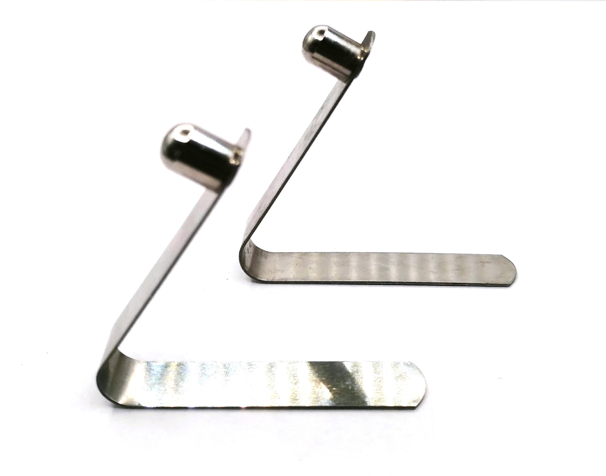 Комплект пружин-фиксатор (заполненная кнопка, нержавеющая сталь) для самоката № 06