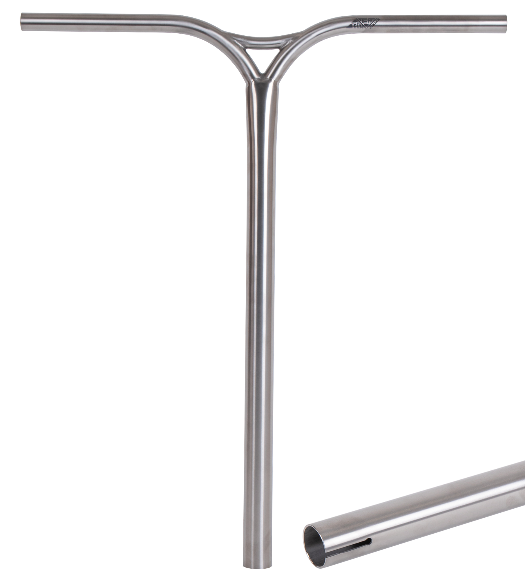 Руль для самоката титановый TechTeam ADDAX, 580x650мм, HIC, с пропилом