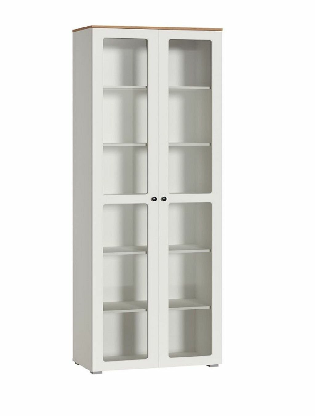 Шкаф-витрина Остин 16.394.02 Белый 80х42х230 см