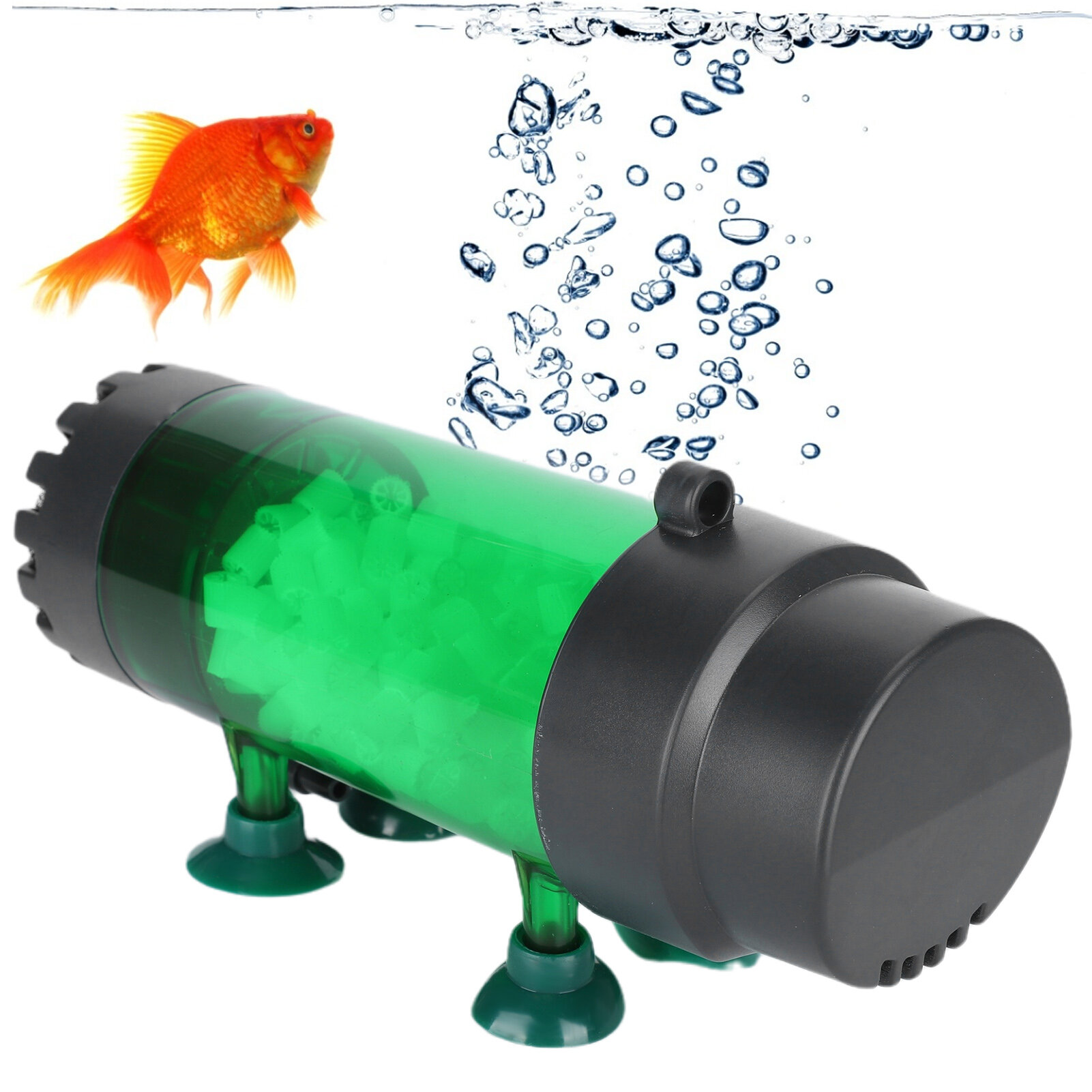 Фильтр с псевдоожиженным слоем для аквариума Пузырьковый биофильтр с присоскойКипящий слой LH300