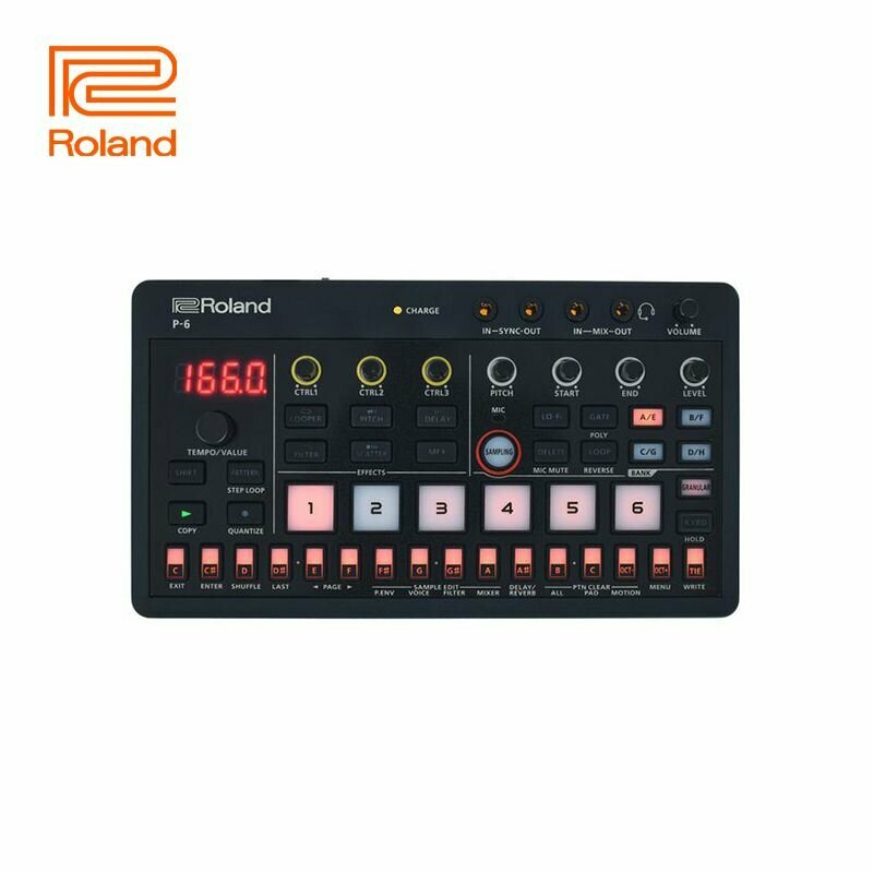 Roland AIRA Compact P-6 Сэмплер Компактный сэмплер и звуковой модуль