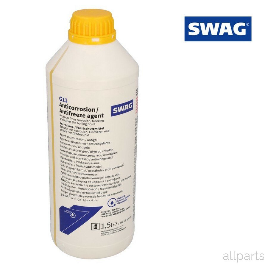 SWAG 99902374 SWAG Антифриз желтый G-11 1,5л 99902374